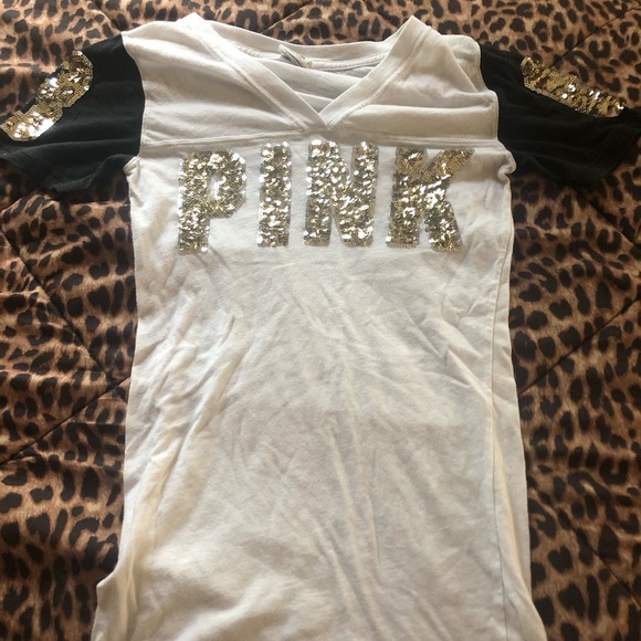 PINK Victoria's Secret | Tops | Pink V Neck Tshirt | Poshmark